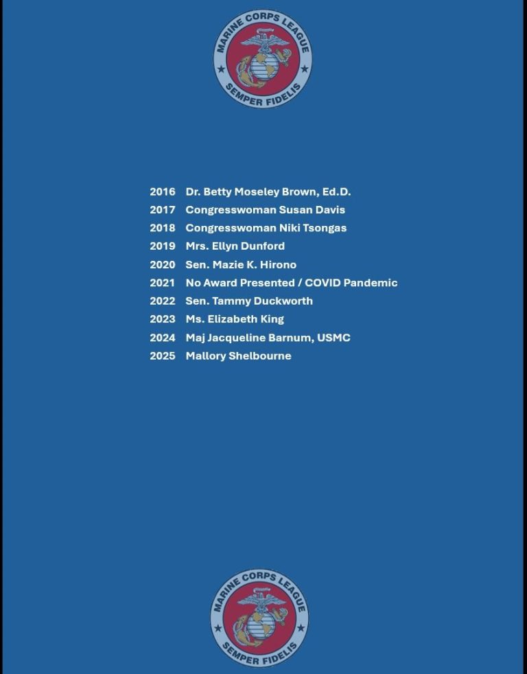 Modern Day Marine – Marine Corps League